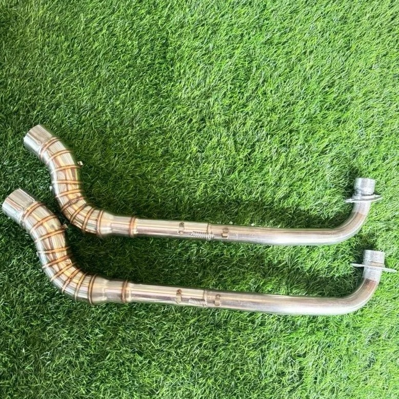 Stainless pipe big elbow high Quality mount xrm 110 125 wave 100 110 ...