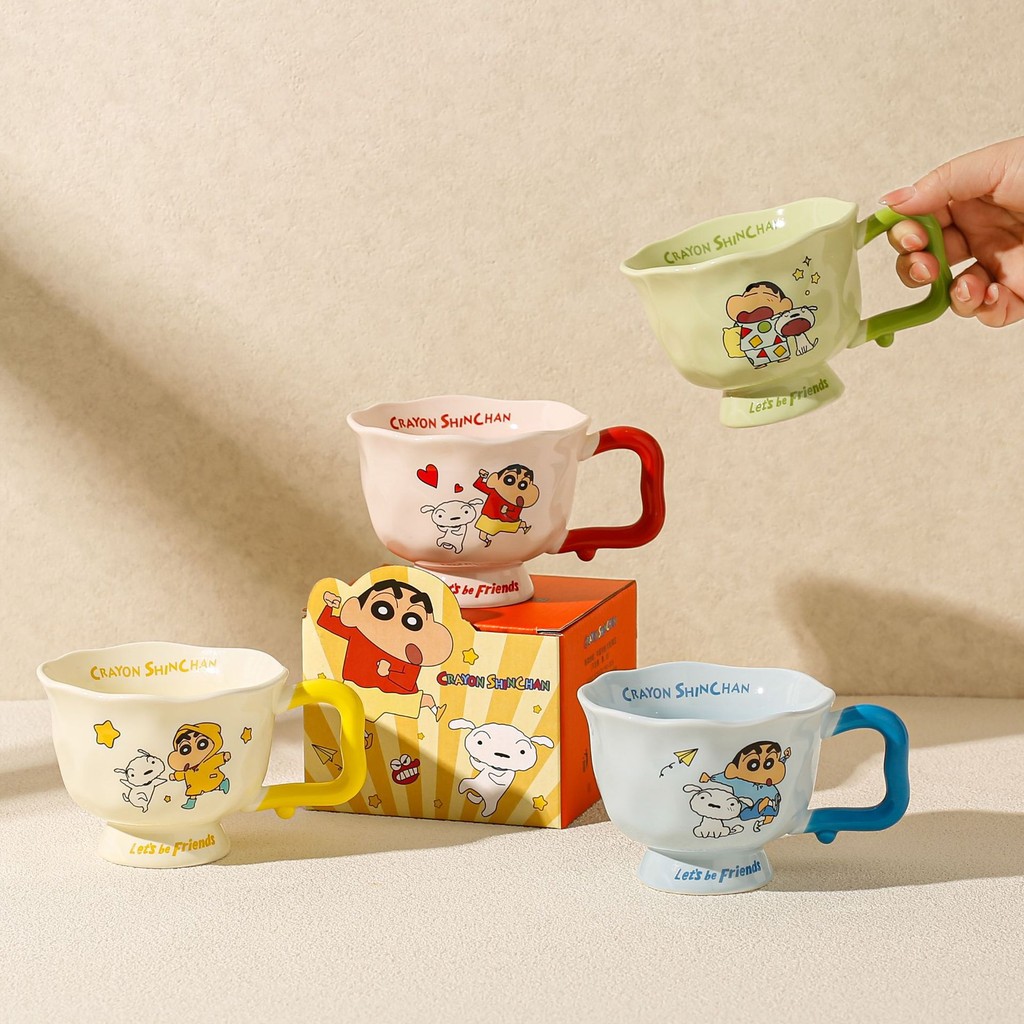 [Ready Stock] Crayon Shin-Chan Cup Household Drinking Water Mug Ceramic ...