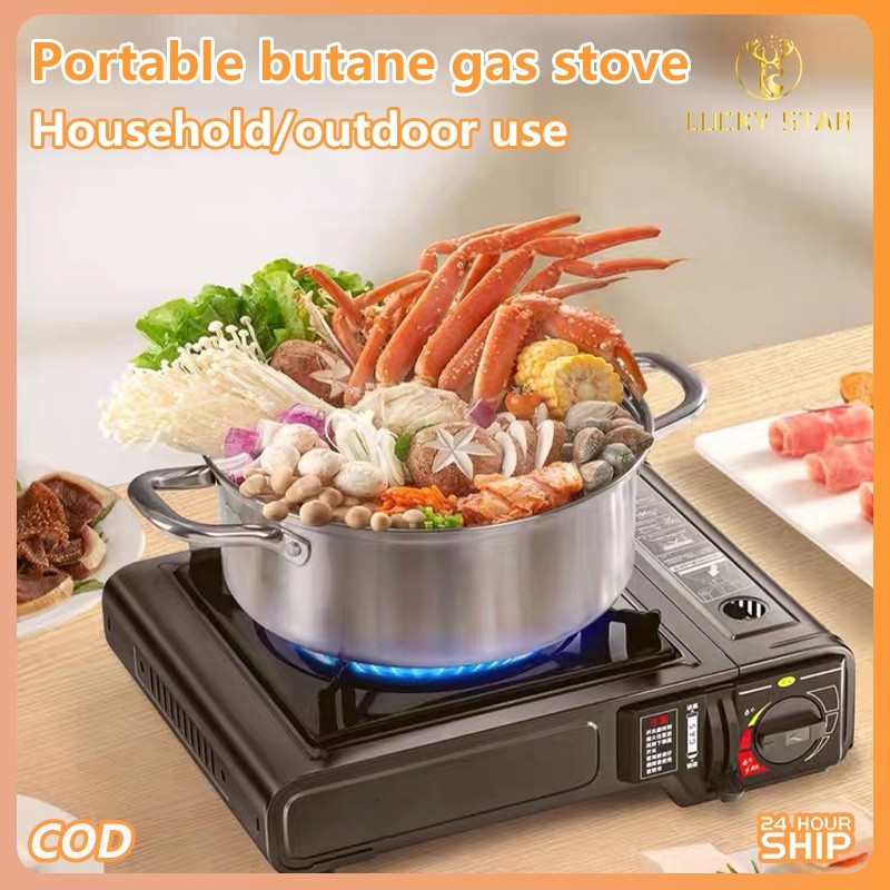 Portable butane gas stove outdoor camping stove mini butane camping ...