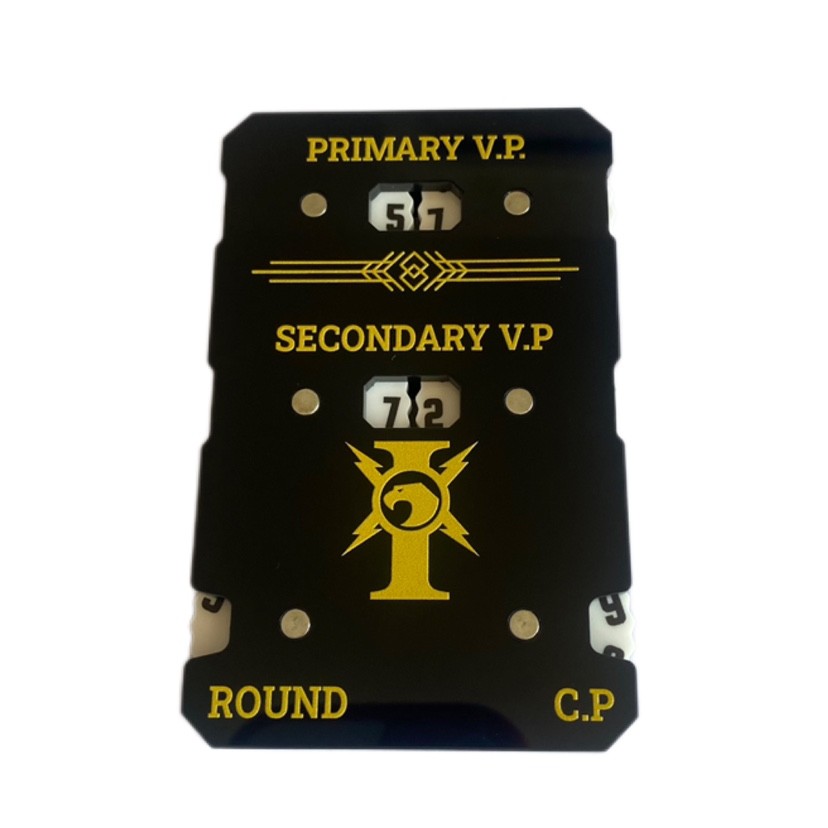 PRIMARY Board Game Counter Rectangle Acrylic Printing Wounds Tracker ...