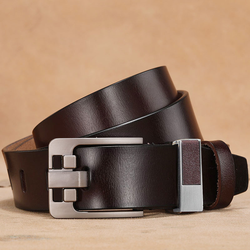 Men's Leather Belt Vintage Belt Leisure102904 | Shopee Philippines
