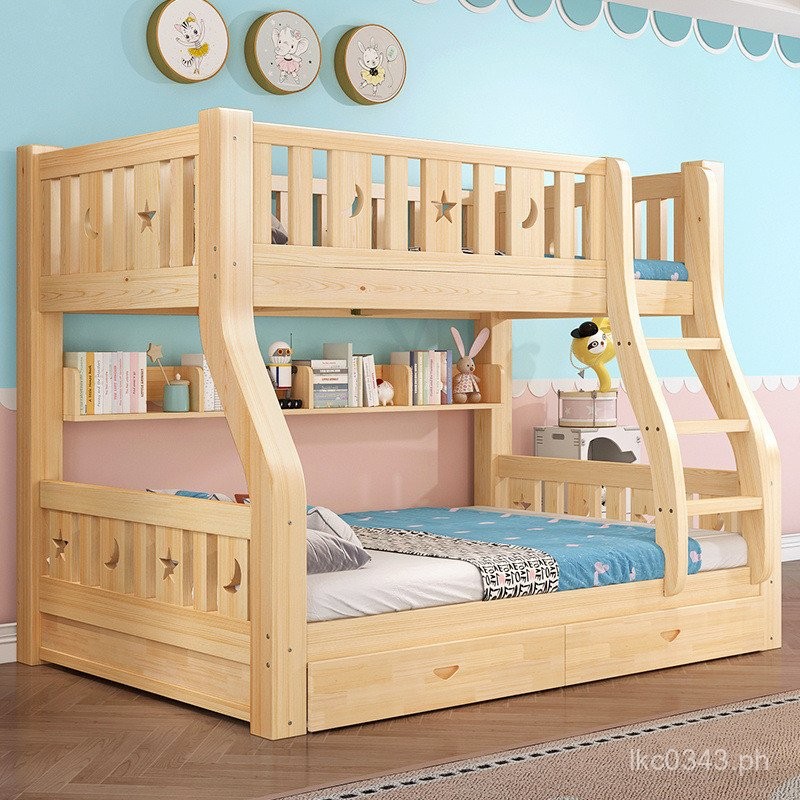 Children's Bunk Bed Adult Bunk Bed Height-Adjustable Bed#Upper and ...