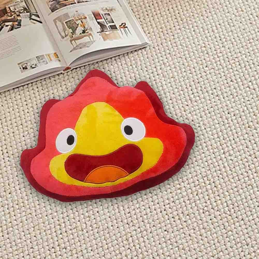 Calcifer Plush Ghibli Howls Moving Castle Stuffed Toy Fire Demon Anime ...