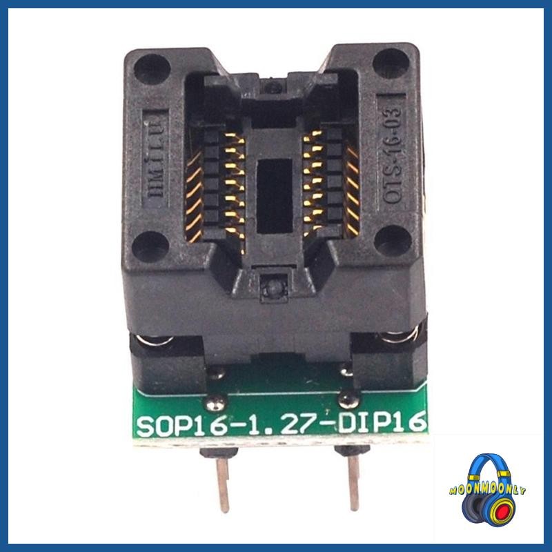 Moon Durability SOP16 To DIP16 Ic Programmer Adapter With IC Socket For ...