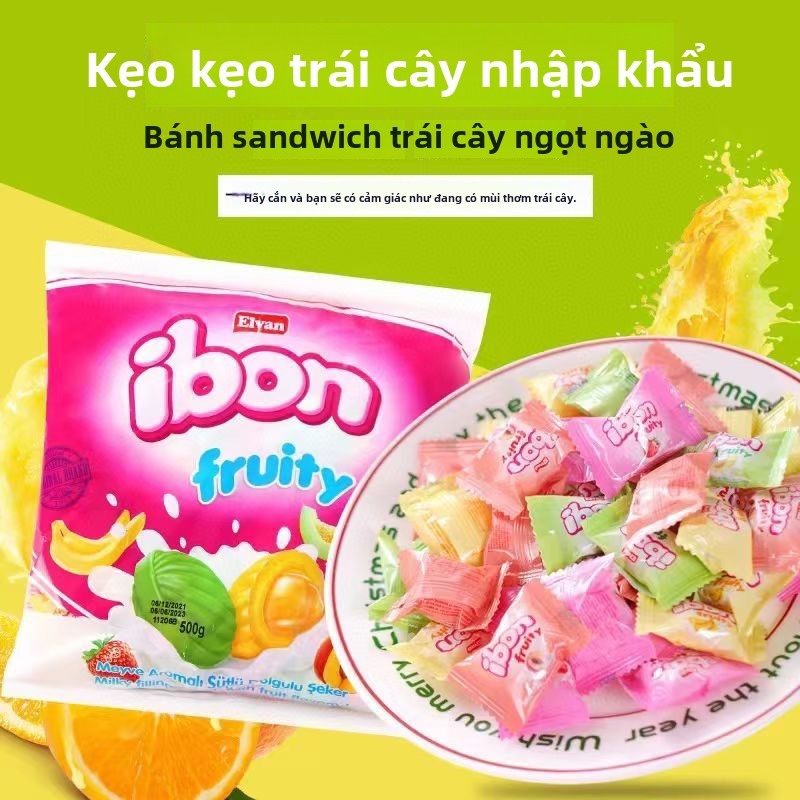 Elvan brand ibon mixed candy imported from Türkiye, many fruit flavors ...