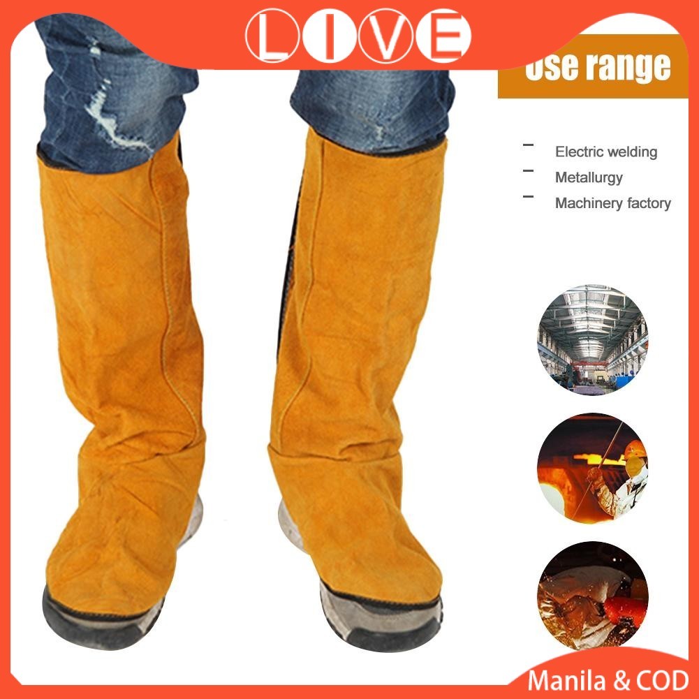 Super Welder Working Feet Cover Welding Shoes Covers Welding Safety ...