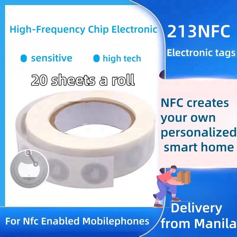 [PREMIUM QUALITY] 20pcs Nfc Tags 213 High-Frequency Chip Electronic ...