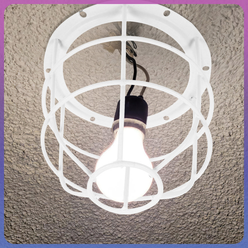 Bulb Lamp Shade Wire Frames Protective Cover Vintage 14.50X14.50X13 ...