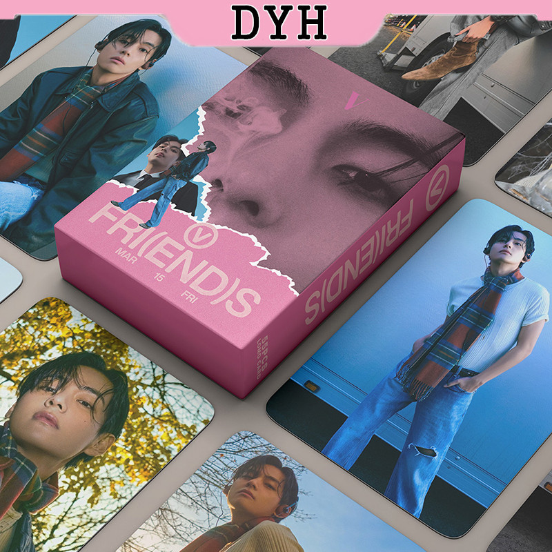 55pcs BTS V Photocard FRI(END)S Album KPOP LOMO Card Collection Card ...