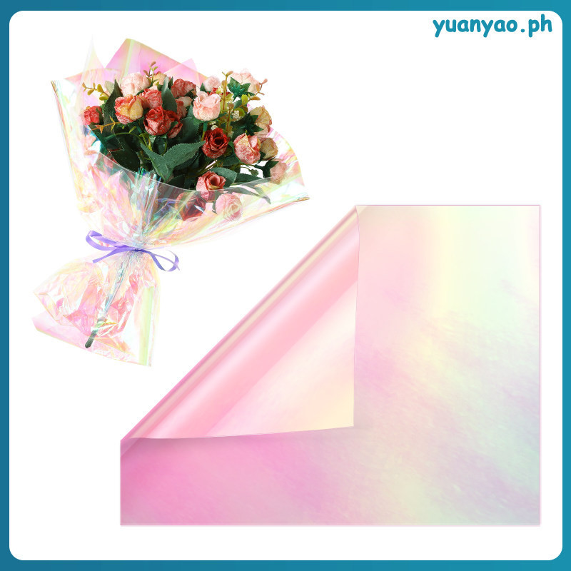 [Ready Stock] Iridescent Wrapping Paper Window Film Tissue Packing ...