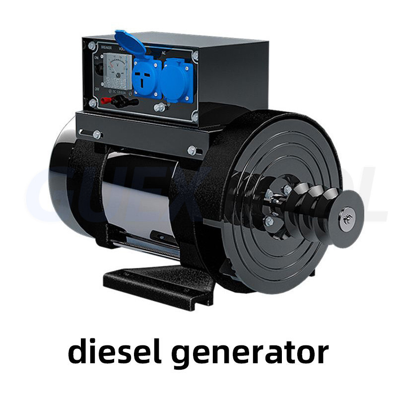 5KW/6KW Small Diesel Generator Set Single Phase 220V Gasoline Single ...