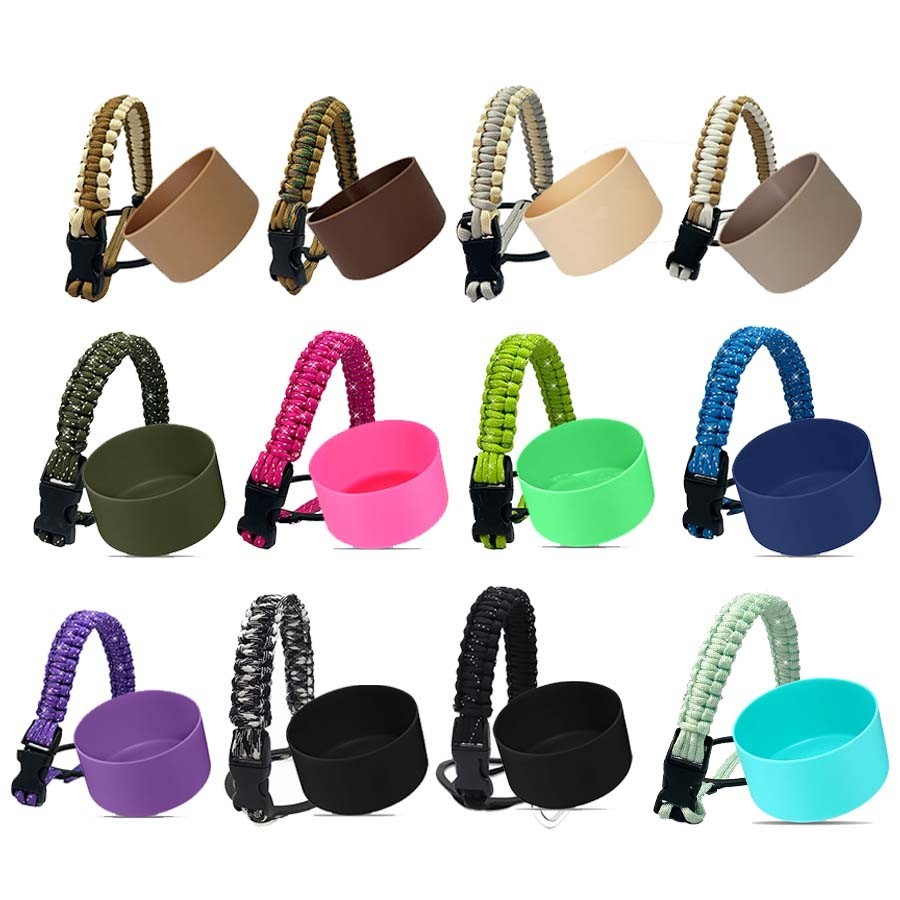 Lueaspy Blingbling Paracord and Boot Set 22oz Aqua Accessories Silicone ...