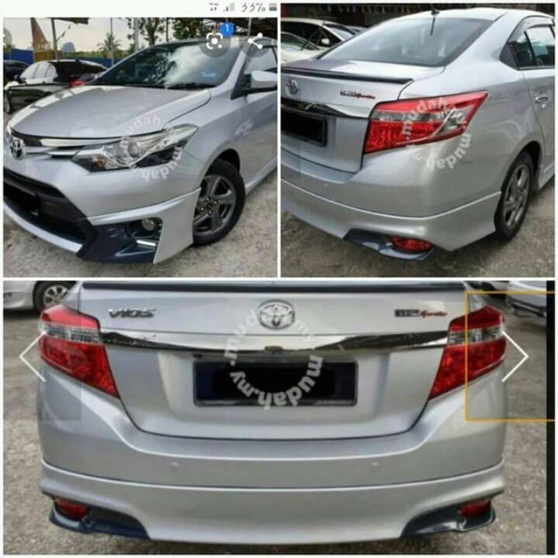 Vios bodykit 2013 2014 2015 2016 2017 2018 2019 model trd malaysia ...