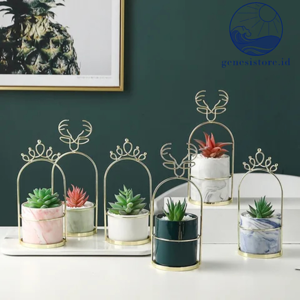 Aesthetic flower POT CROWN LY0838 ceramic artificial flower vase ...