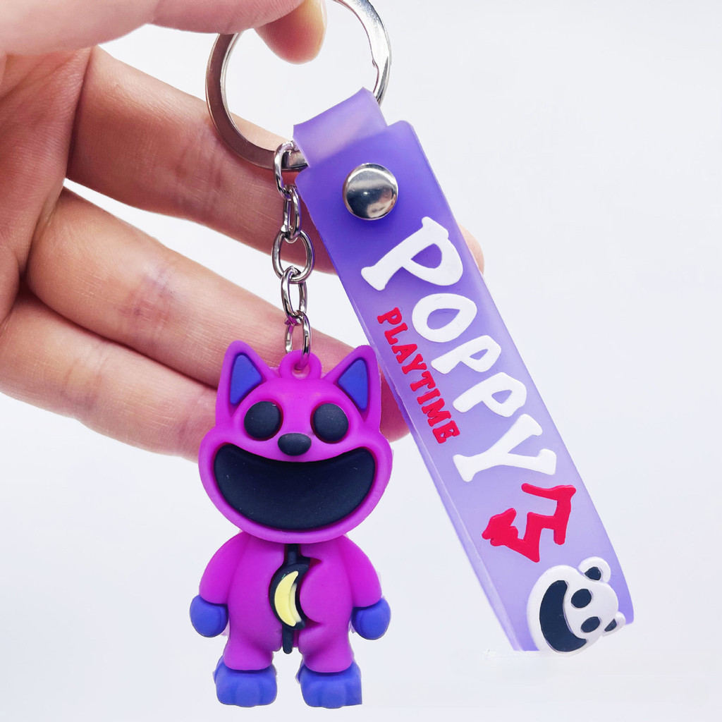 Poppy playtime 3 Keychain Smiling critters Cartoon anime pendant Spot ...