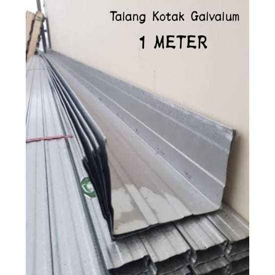 Galvalume Box Gutter L120mm x 1meter Gutter Galvanized Box Gutter Metal ...