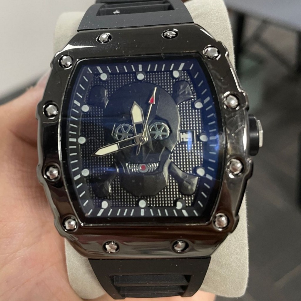 Zido Domineering Fashion Men's Watch Barrel-Shaped Men's Watch Nigga ...