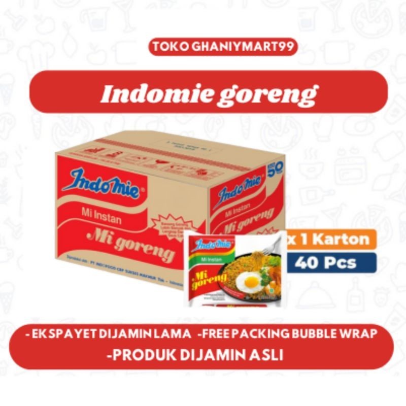 Indomie Fried 1 Carton Box Contains 40 pcs | Shopee Philippines