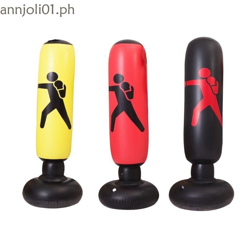 QJ Fitness Inflatable Punching Bag Stress Punch Tower Target Bag Karate ...