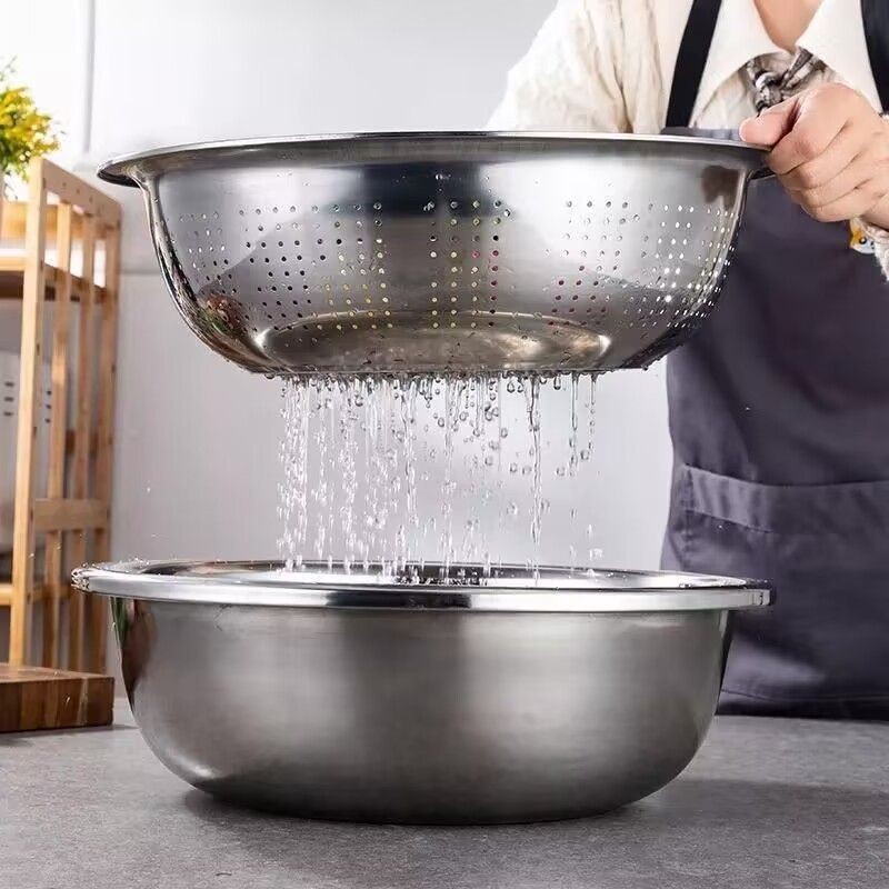 Drain Basin Stainless Steel Food Grade Drain Basin Kitchen Thickened ...