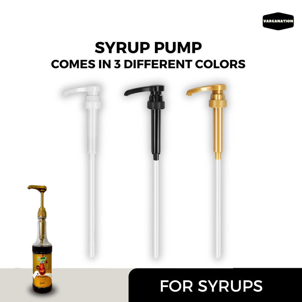 Syrup Pump for Torani Davinci Starbucks - Choose: Gold Black White ...