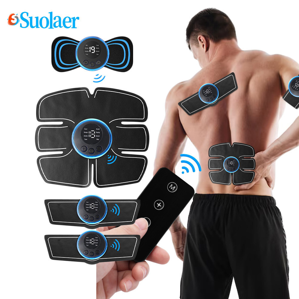 Remote Controller ABS Trainer Wireless Abdominal Muscle Stimulator EMS ...
