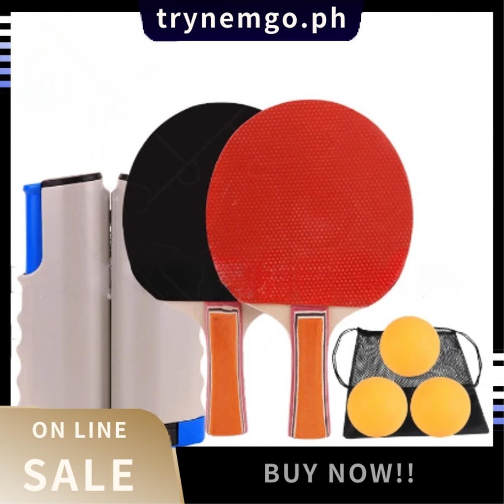 Available Table Tennis Racket Set Portable Telescopic Ping Paddle Kit ...