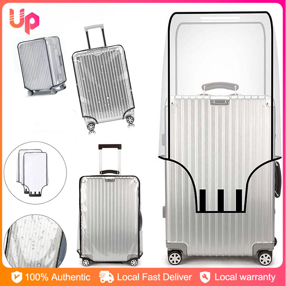 Transparent Luggage Cover DustProof Waterproof PVC Trolley Suitcase ...