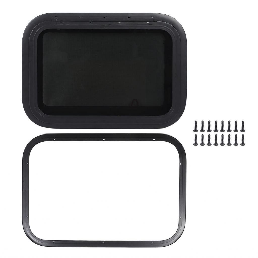 Yohooo 560x380mm RV Exit Window Emergency External Push Out with Mesh ...