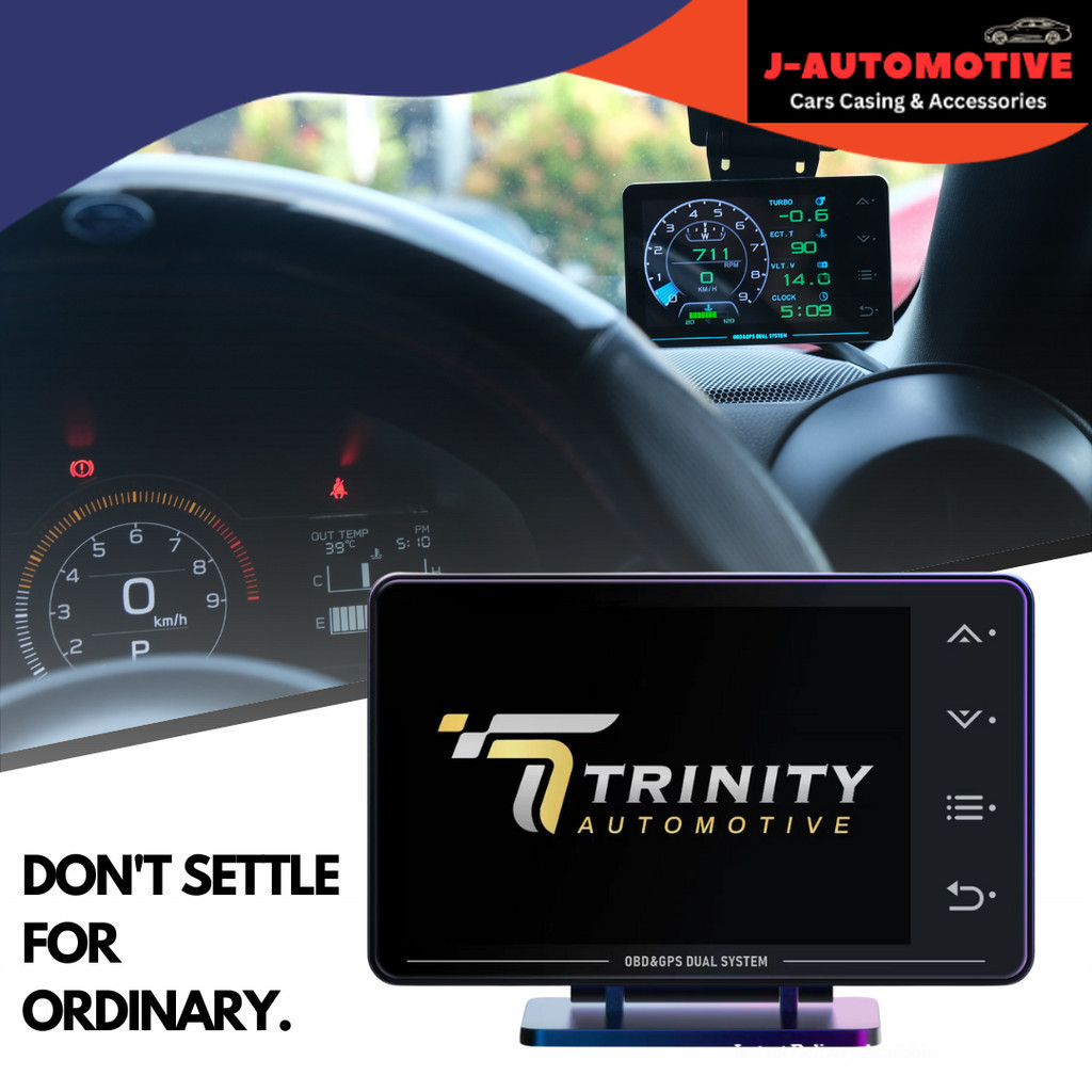 TRINITY OBD METER GAUGE XS WATER TEMP OIL TEMP GPS RPM SPEEDOMETER ...