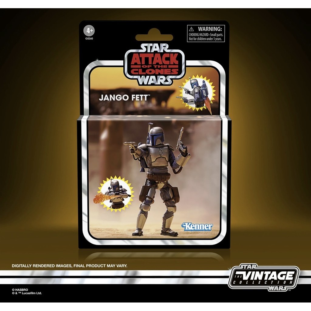 Star Wars Vintage Collection 3.75 inch Jango Fett Pack | Shopee Philippines