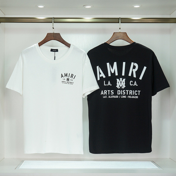 Amir Letter Printed Pure Cotton Plus Size Men Women Short Sleeves ...