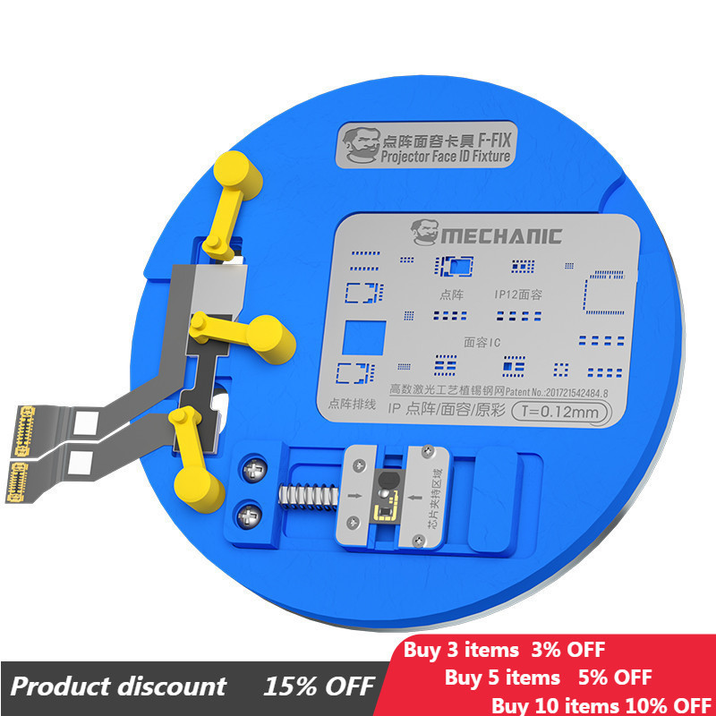 MECHANIC F-FIX Dot Projector Face ID Fixture Chip IC Fixing Fixture Tin ...