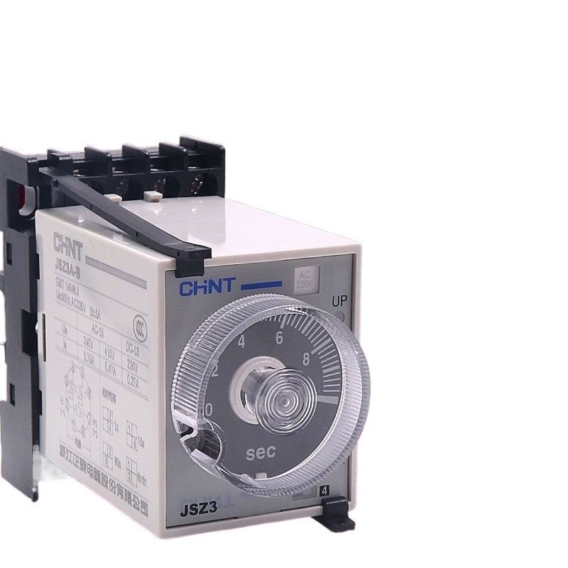 ☇Chint JSZ3A time relay ST3P power-on delay delay timing control 24V DC ...