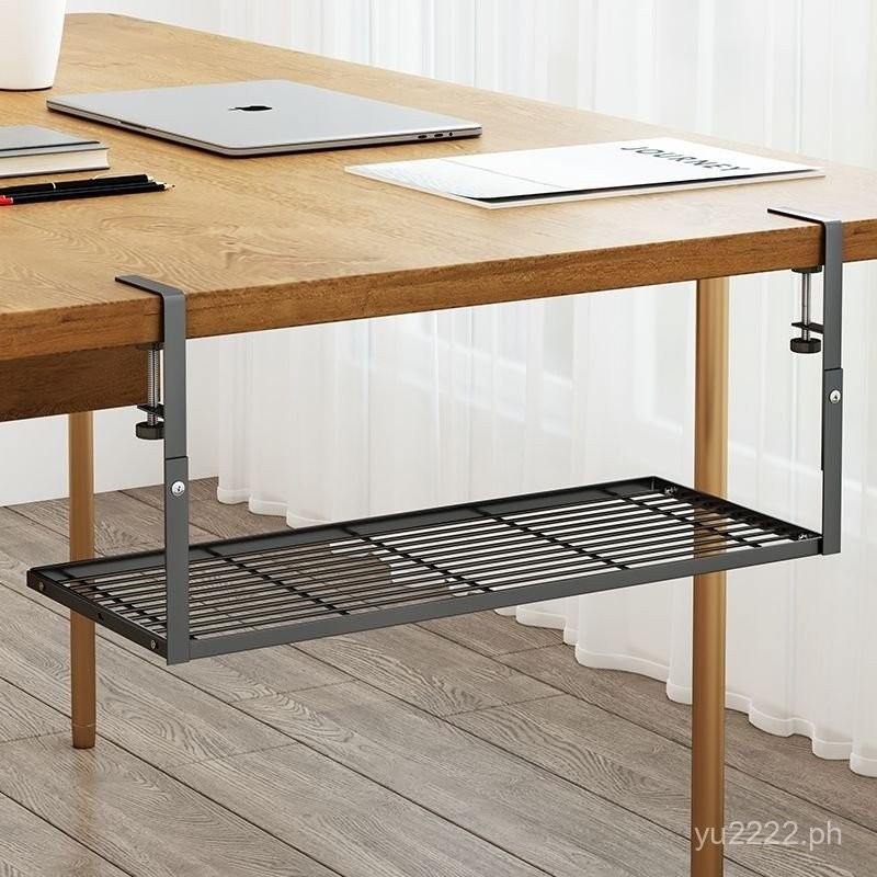 under-Desk Storage Rack Book Computer Desk Bottom Storage Cabinet Punch ...