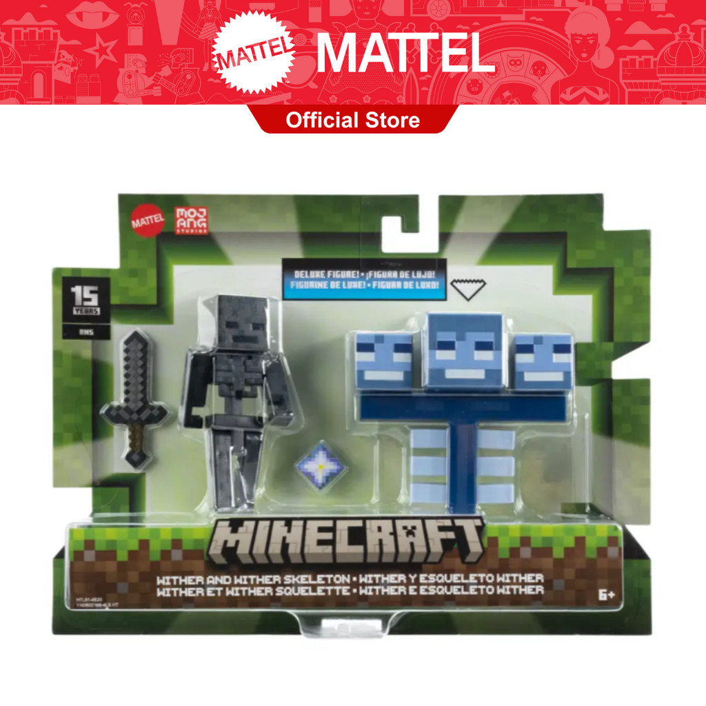 Minecraft Pack of 2 Action Figures (Armored Hourse and Steve, Sunny ...