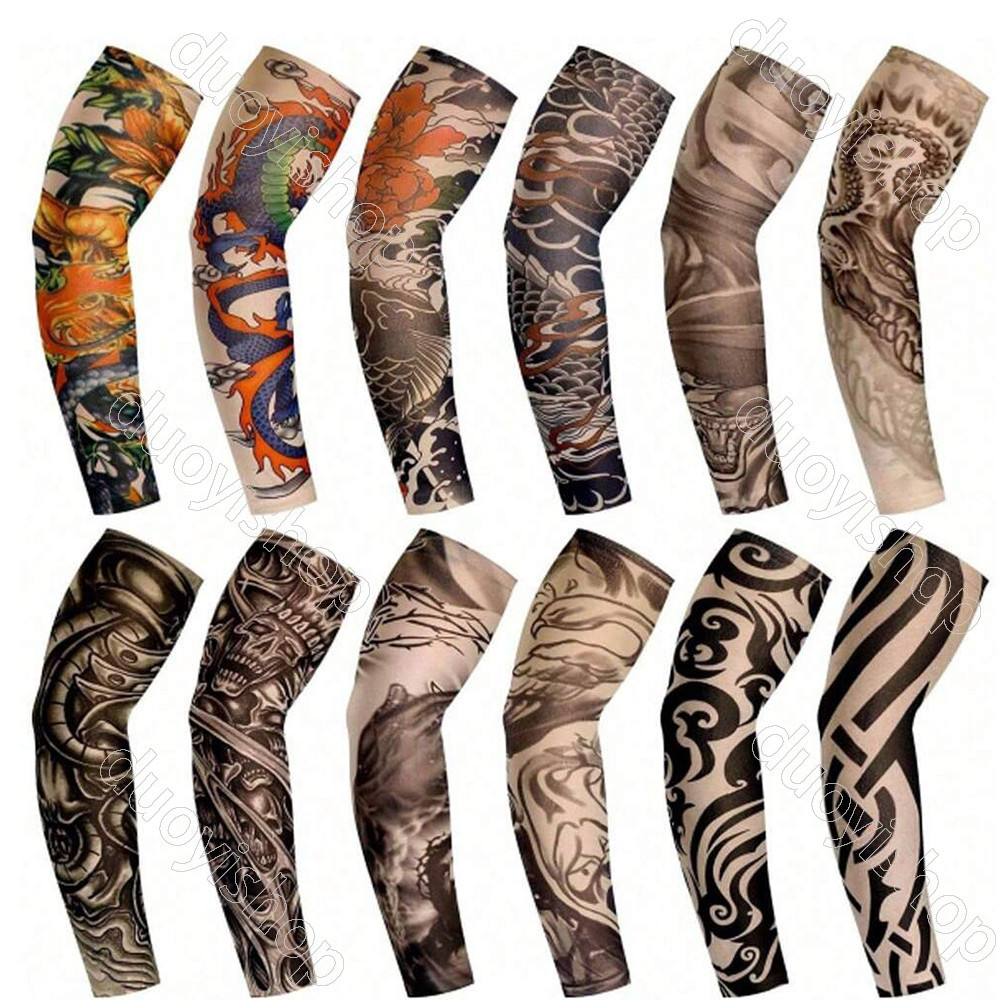 12PCS(1Set) Anti-UV/Dust Hand Sock Arm Sleeves Ice Silk Fishing ...