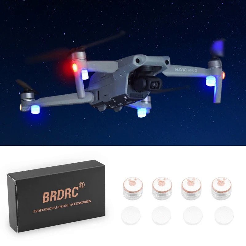 RR+Universal Night Flight LED Light for DJI Avata/Mavic 3/Mavic Air 2 ...