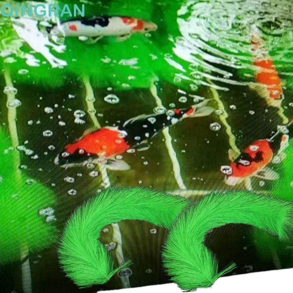 QINGRAN Koi Fish Hatching Grass, 60/100cm Mute Fish Spawning Breeding ...
