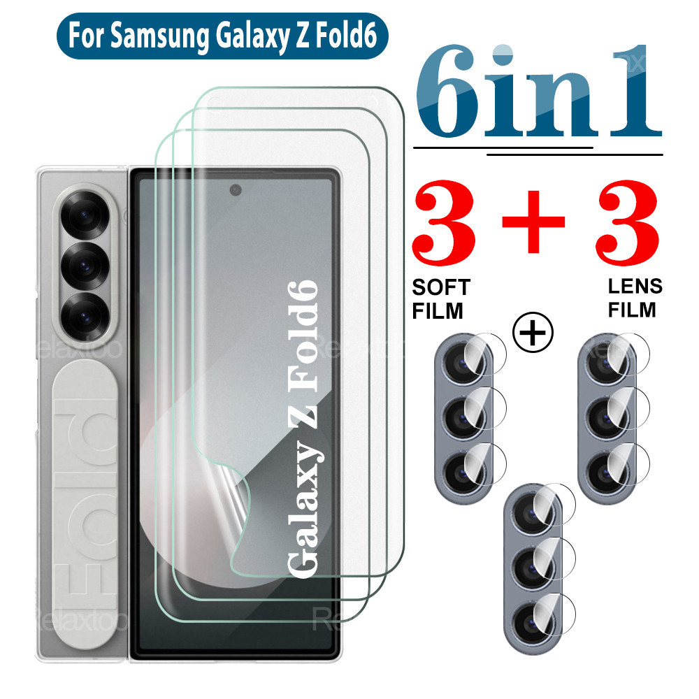 6in1 screen protector lens glass Galaxy Z Fold6 Fold Phone film For ...