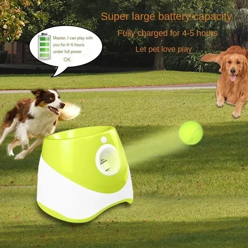 Automatic Pet Throw Jump Ball Dog Catapult Ball Launcher Dog Toy ...