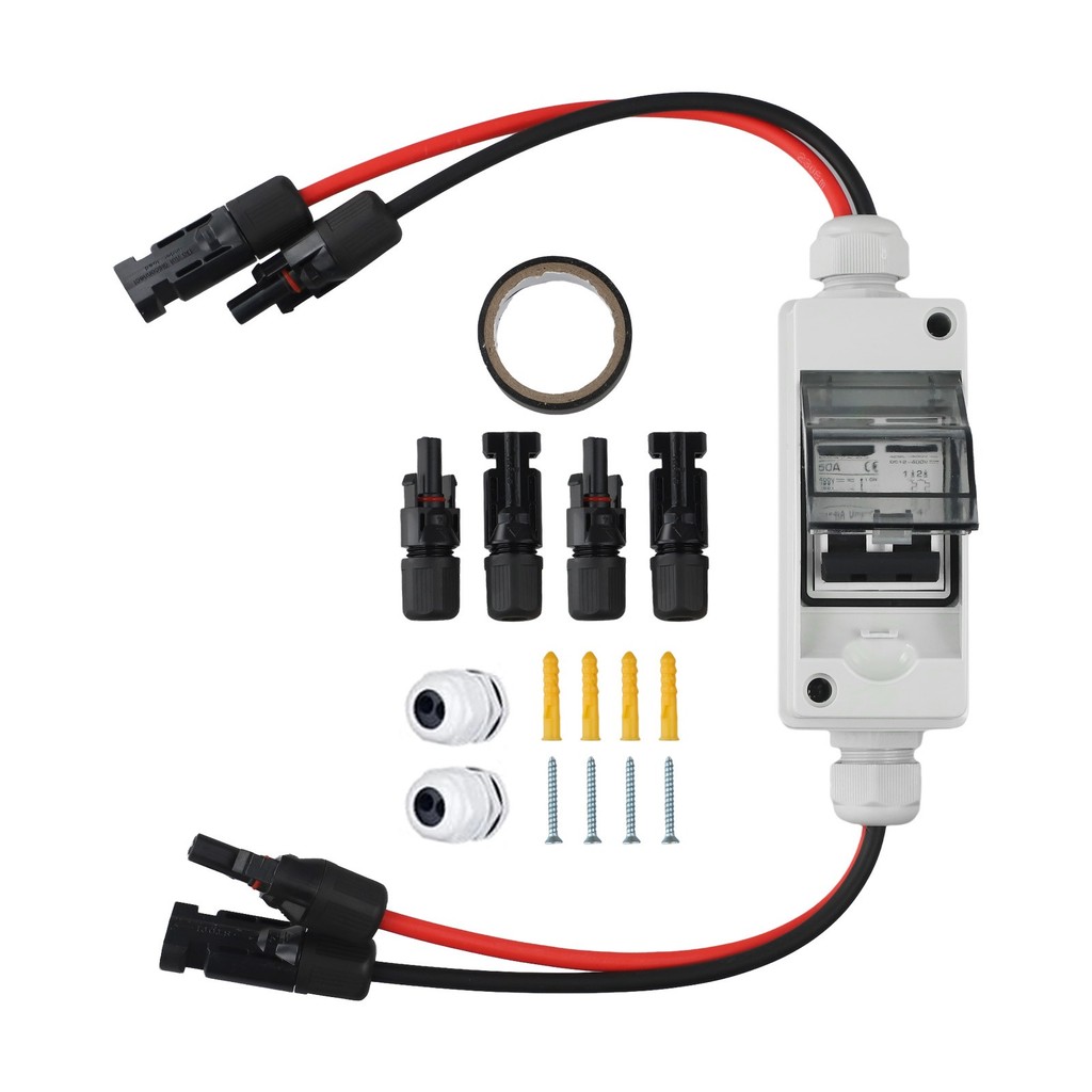 DC Circuit Breaker Box Transparent Cover UV Resistance IP65 Waterproof ...