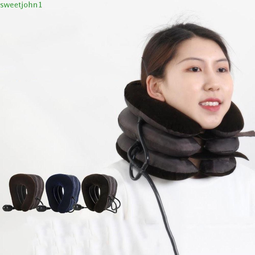 SWEETJOHN Inflatable Air Neck Stretcher, 3-layer Breathable Neck ...