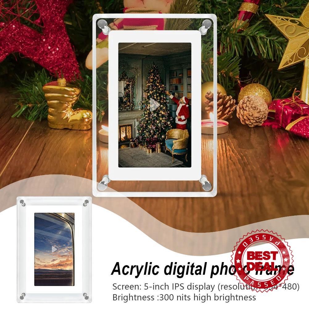 Acrylic Digital Photo Frame Video Picture Frame Video Frame Picture ...