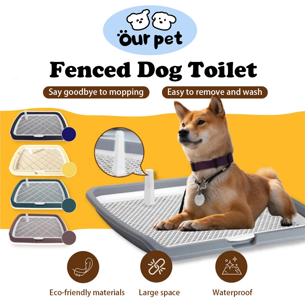Extra Large Dog Toilet Dog Toilet With Column Grid Format Enclosure Dog ...