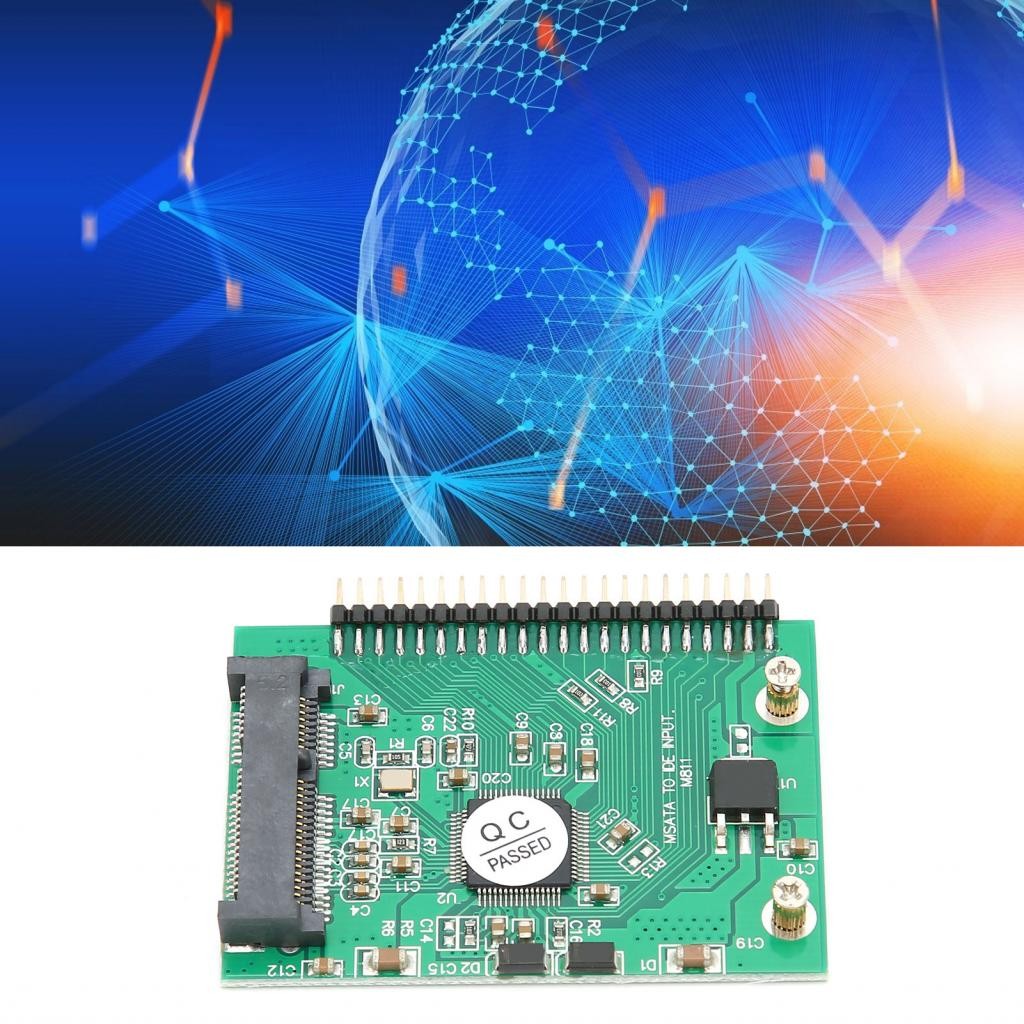 Tominihouse MSATA SSD Adapter Card Mini PCIE to 44 Pin IDE Hard Disk ...