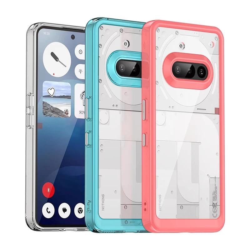 Transparent Phone Case For Nothing Phone 3a Case Colorful Protective ...