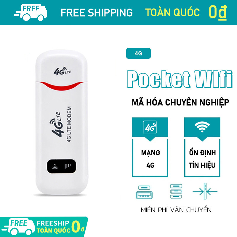 150 Mbps Wifi Router 4G DONGLE LTE Modem - USB New Version Powerful Pocket WiFi from 4G Sim Easy ...