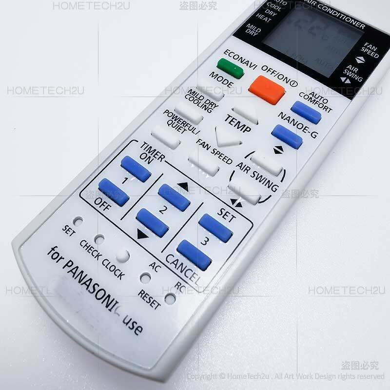 OEM Panasonic Air Conditioner Remote Control ECONAVI Inverter ...