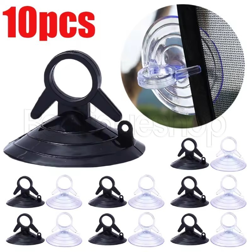 20/10pcs Car Sun Visor Fixing Suction Cup - Suction Cup Hook - Car Clip ...